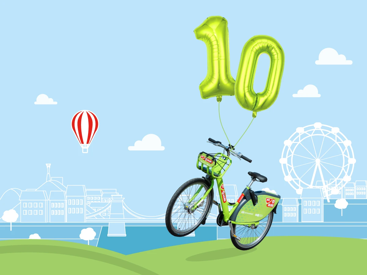 Tízéves a MOL Bubi - BKK.hu